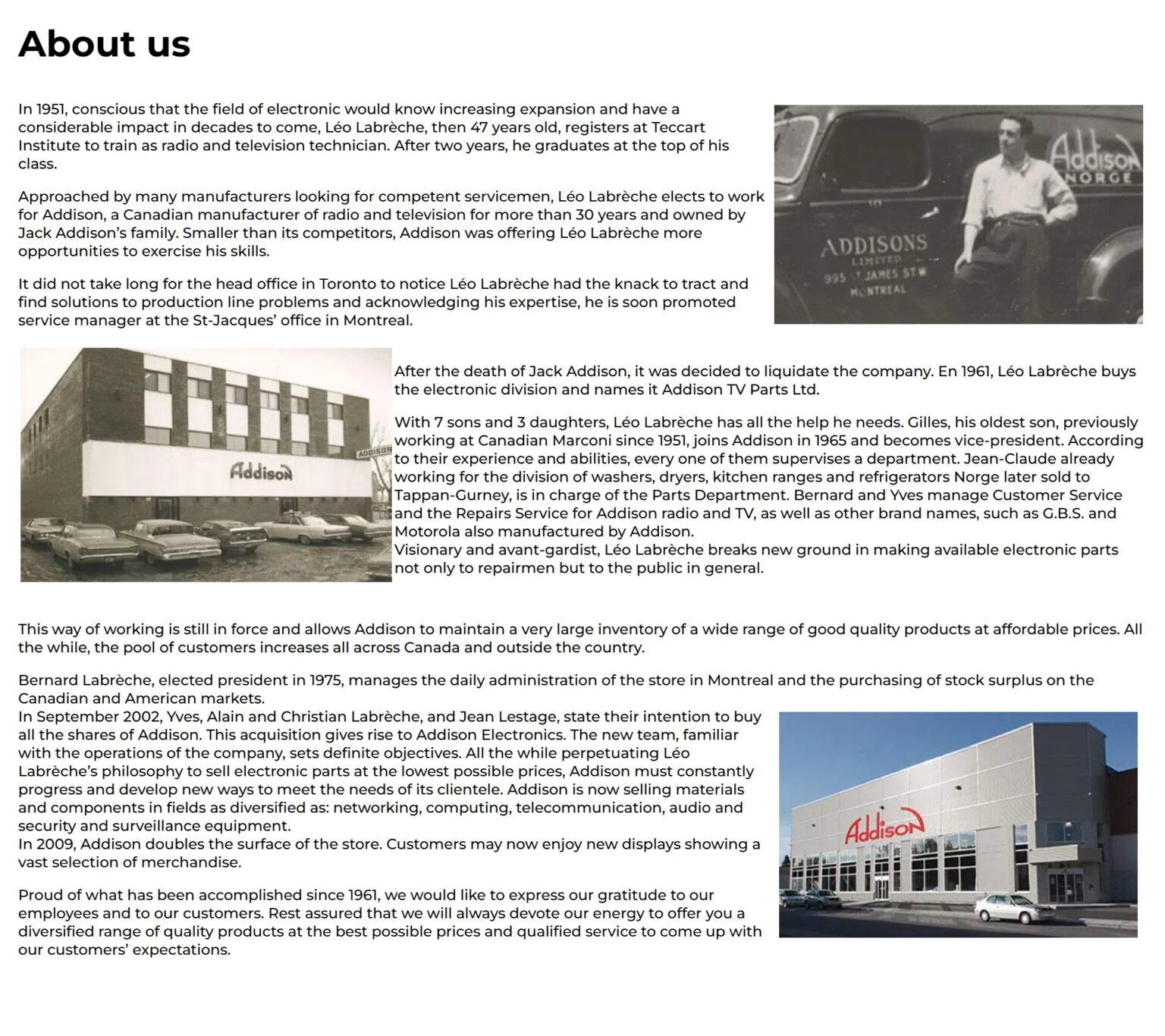 Addison Électronique | Montreal Jewish Magazine